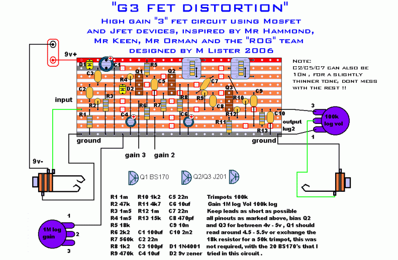 G3 Fet Distortion