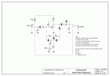WAH-ARCHIVE / WAH-SCHEMATICS