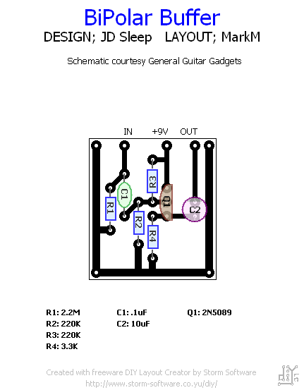 BiPolar Buffer LAYOUT
